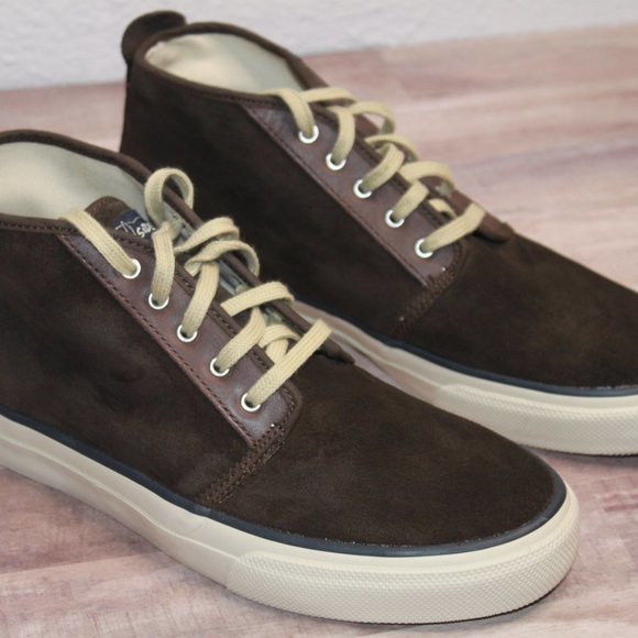 Sperry | Shoes | Sperry Top Sider Mens High Top Sneakers Shoes Suede ...